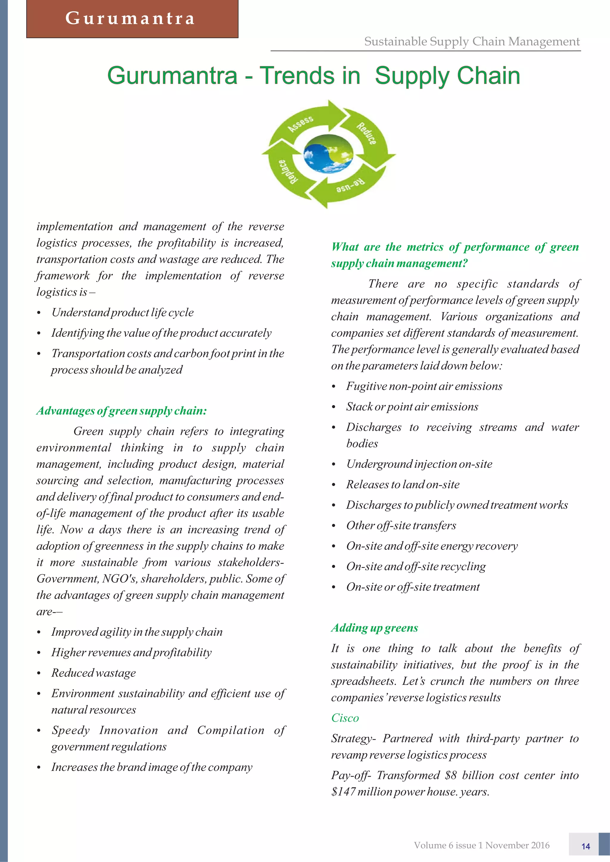 Sustainable Operations Management (Vol 6 Issue 1) | PDF