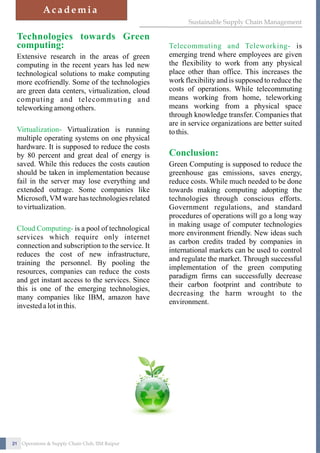Sustainable Operations Management (Vol 6 Issue 1) | PDF