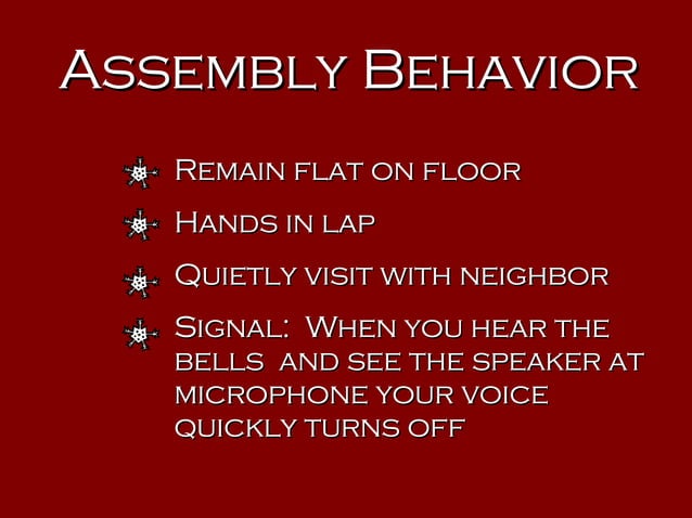 Strive To Serve Assembly | PPT