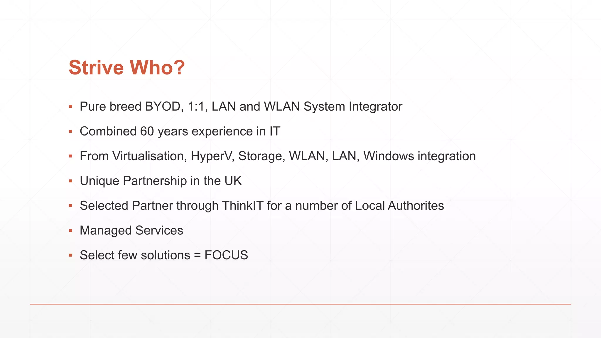 Strive - The challenges of wireless learning | PPT | Free Download