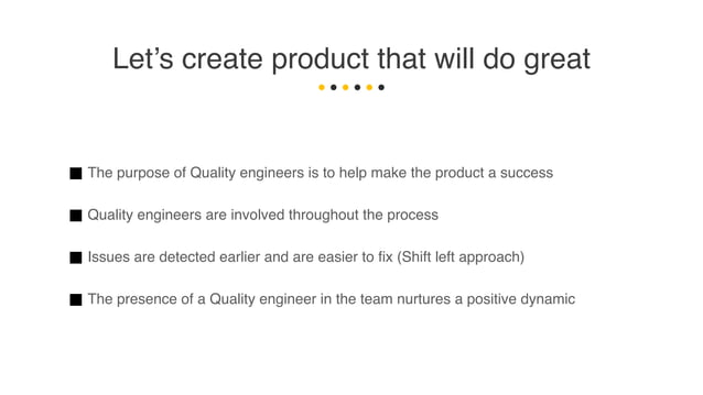 Let’s Talk About Quality Engineering | PPT