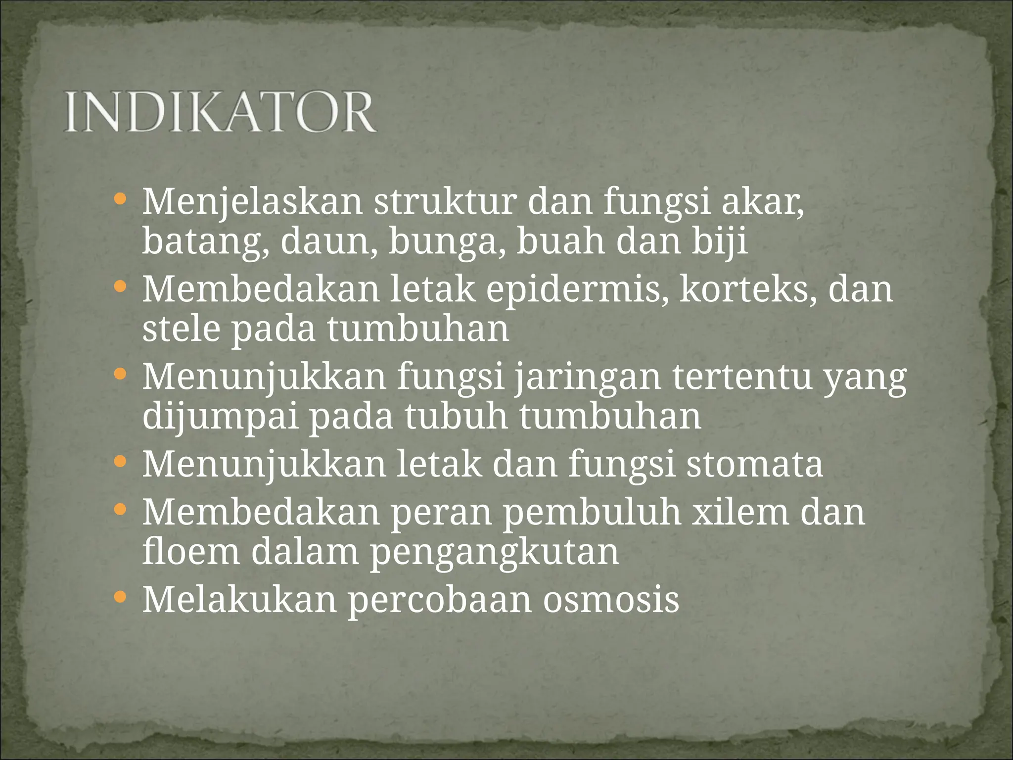 STRUKTUR DAN FUNGSI JARINGAN MELIPUTI AKAR, BATANG, DAUN, BUNGA, BUAH ...