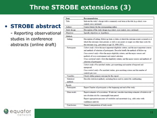 STROBE-IS2012.ppt check list presentation | PPT