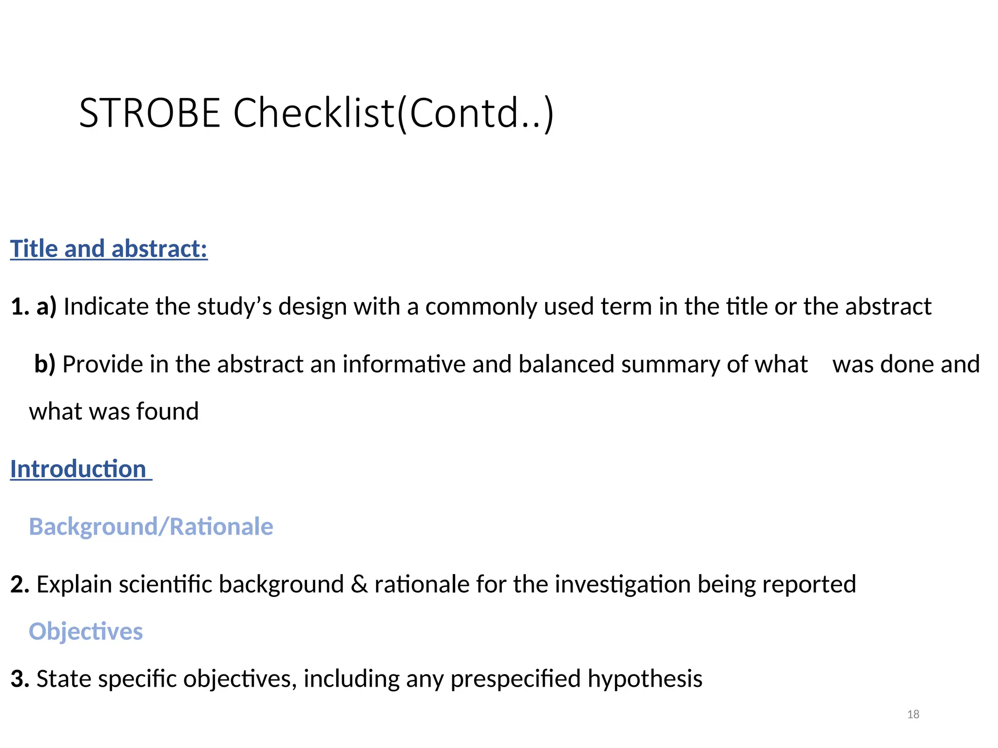 STROBE checklist for research article Copy.ppt