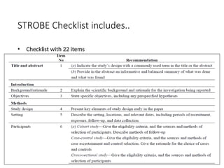 STROBE checklist for research article Copy.ppt