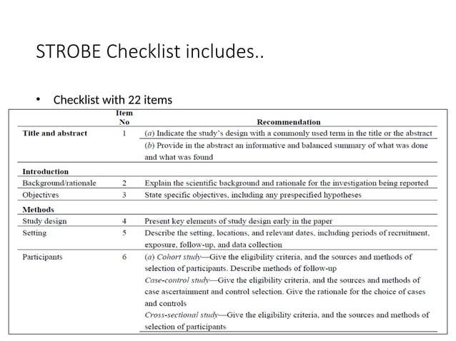 STROBE checklist for research article Copy.ppt