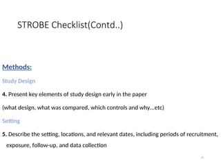 STROBE checklist for research article Copy.ppt
