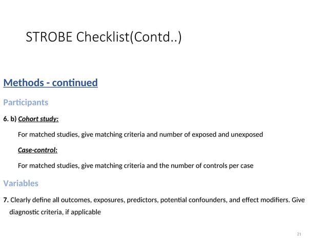 STROBE checklist for research article Copy.ppt