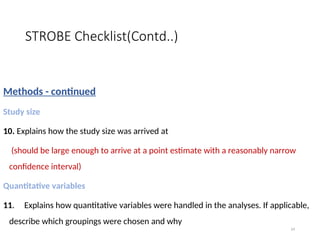 STROBE checklist for research article Copy.ppt