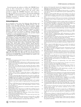 Strobe estudios observacionales revision | PDF