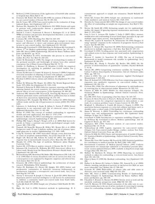 Strobe estudios observacionales revision | PDF