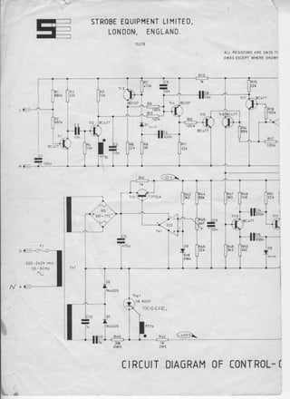 Strobex Flash Unit 5000 diagram | PDF