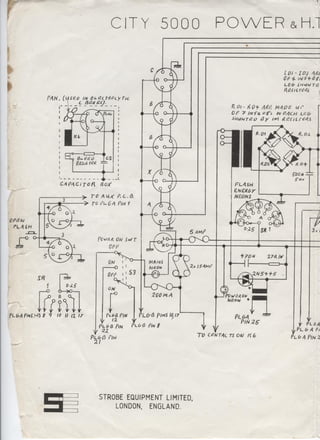 Strobex Flash Unit 5000 diagram | PDF
