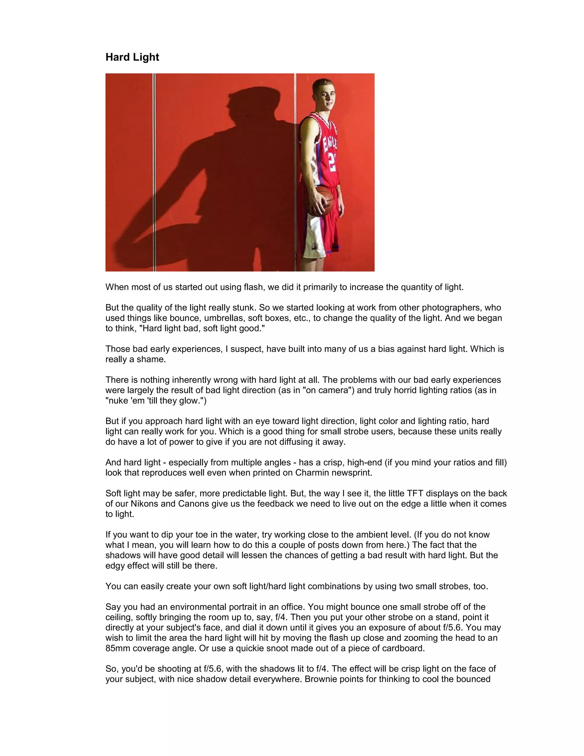 Strobist lighting 101 david hobby | PDF