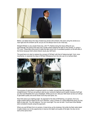 Strobist lighting 101 david hobby | PDF