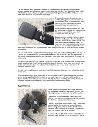 Strobist lighting 101 david hobby | PDF