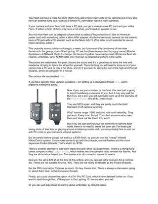 Strobist lighting 101 david hobby | PDF