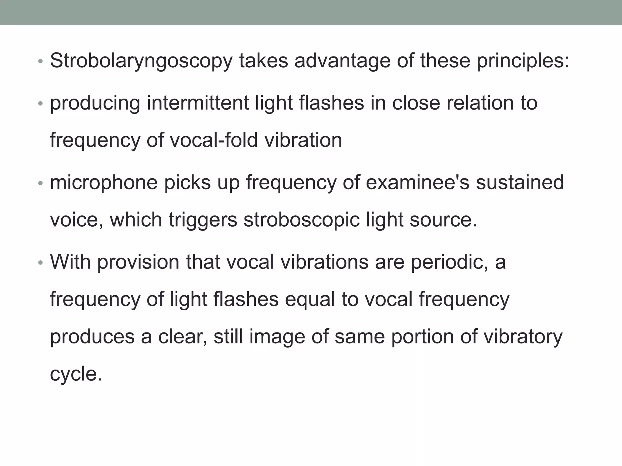 Stroboscopy | PPTX