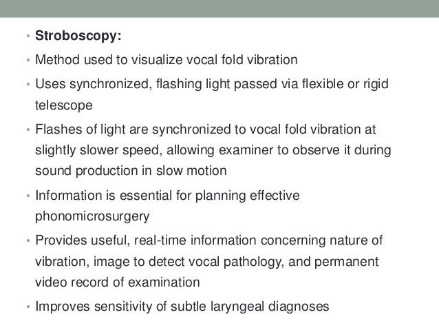 Stroboscopy