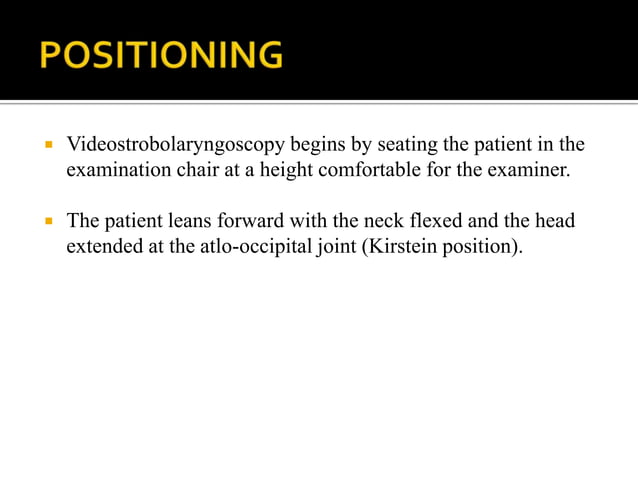 Stroboscopy | PPTX | Ear, Nose and Throat Conditions | Diseases and ...