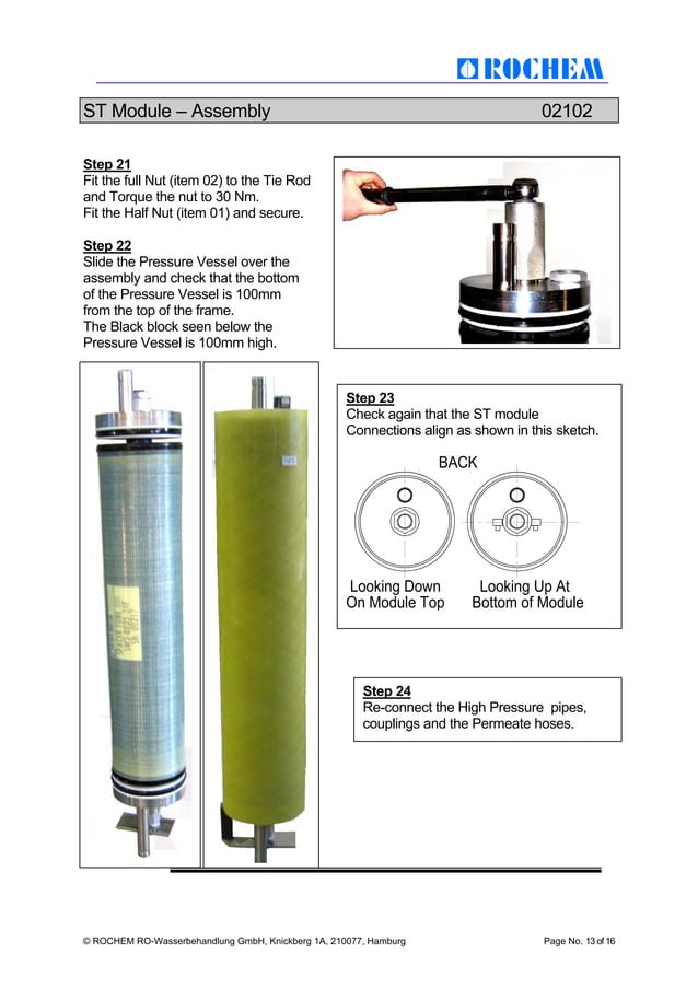 St rochem membrane | PDF