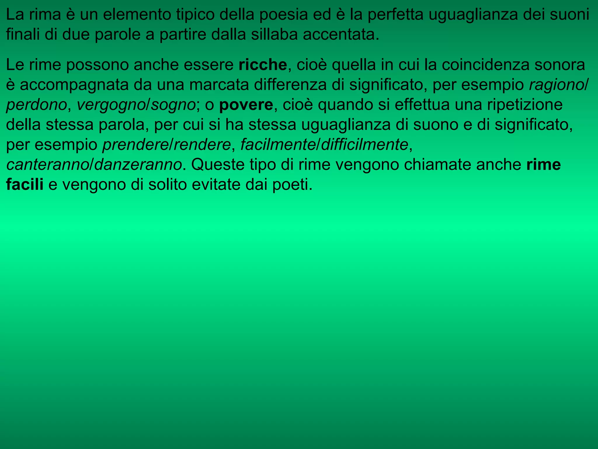 Strofe E Rime | PPT