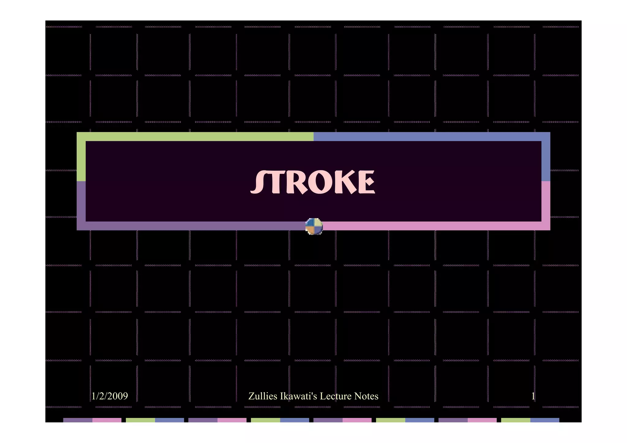 Stroke | PPT
