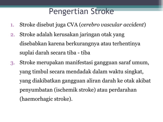 Stroke | PPT