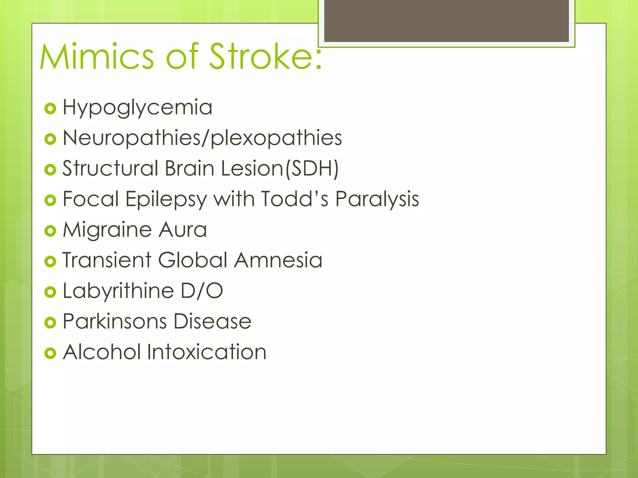 Stroke | PDF