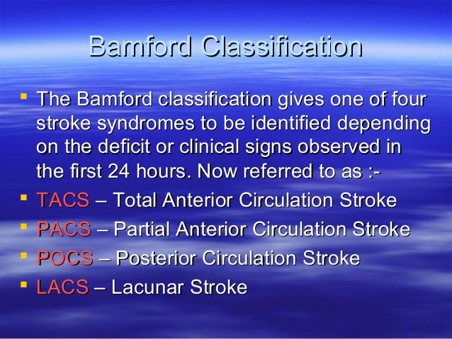 Stroke - Cerebrovascular Accident - (CVA)