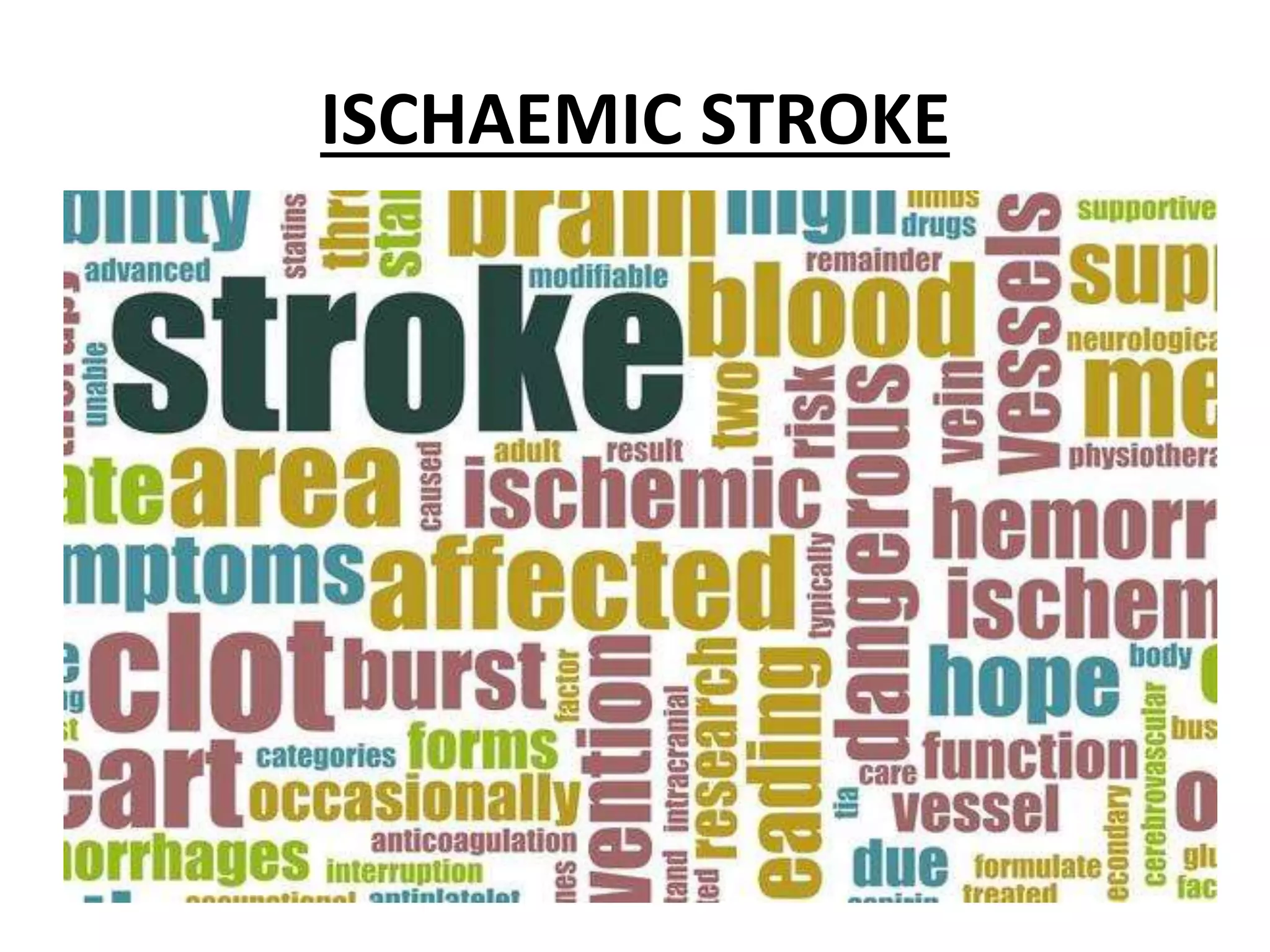 Ischaemic Stroke Overview | PPTX