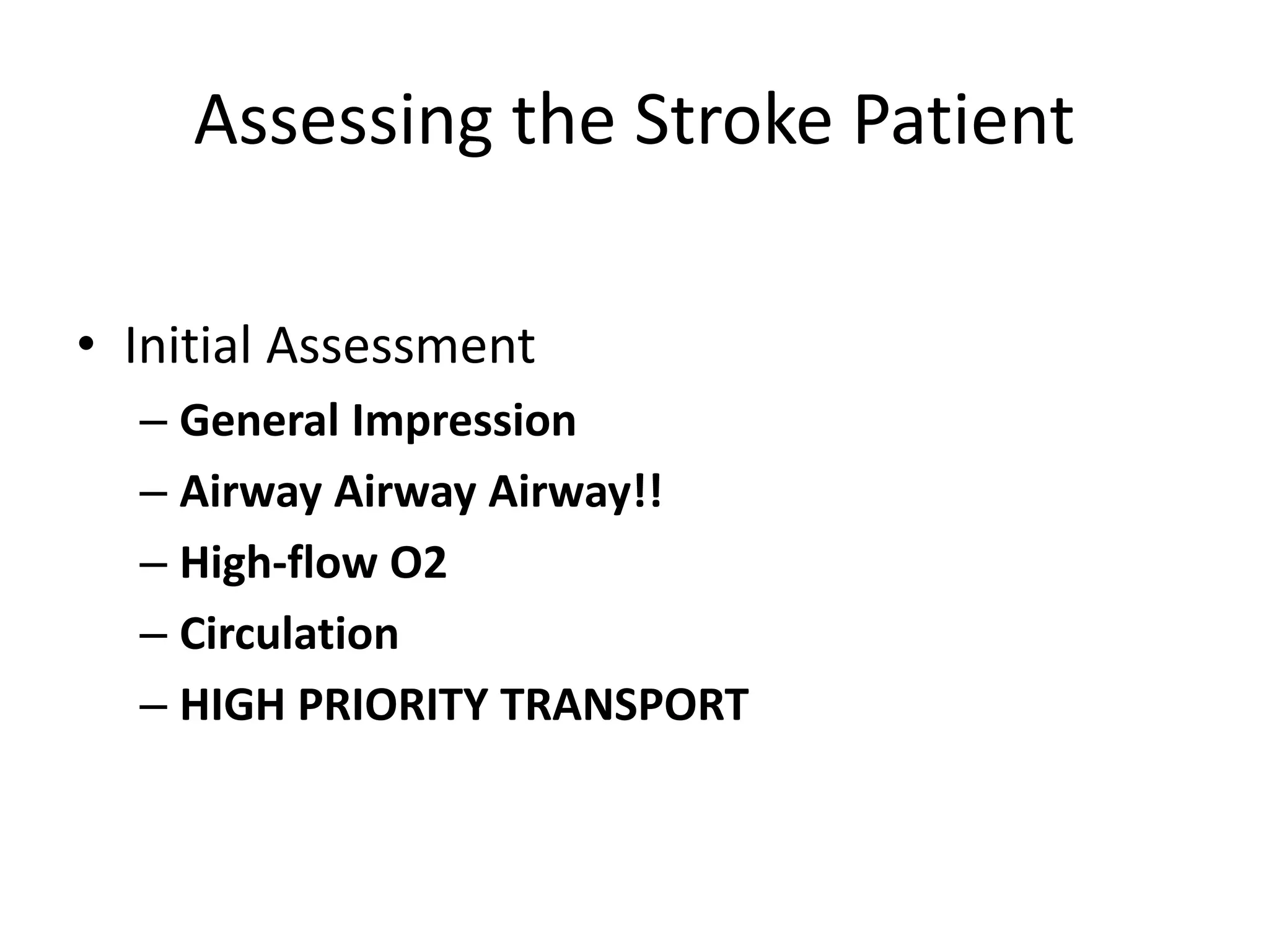 Stroke and its management | PPTX