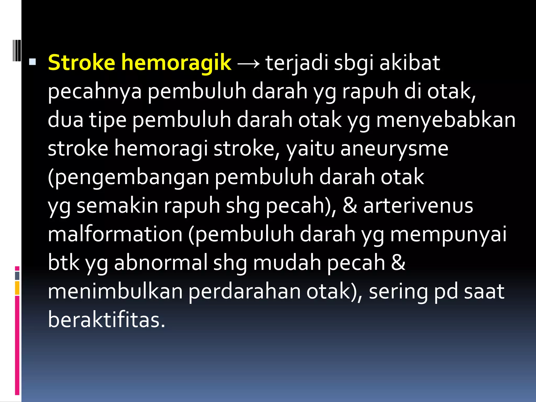 Asuhan Keperawatan pada pasien Stroke | PPTX