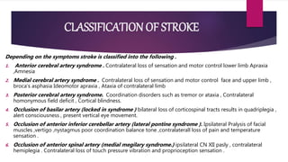 Stroke (cerebrovascular accident ) | PPTX
