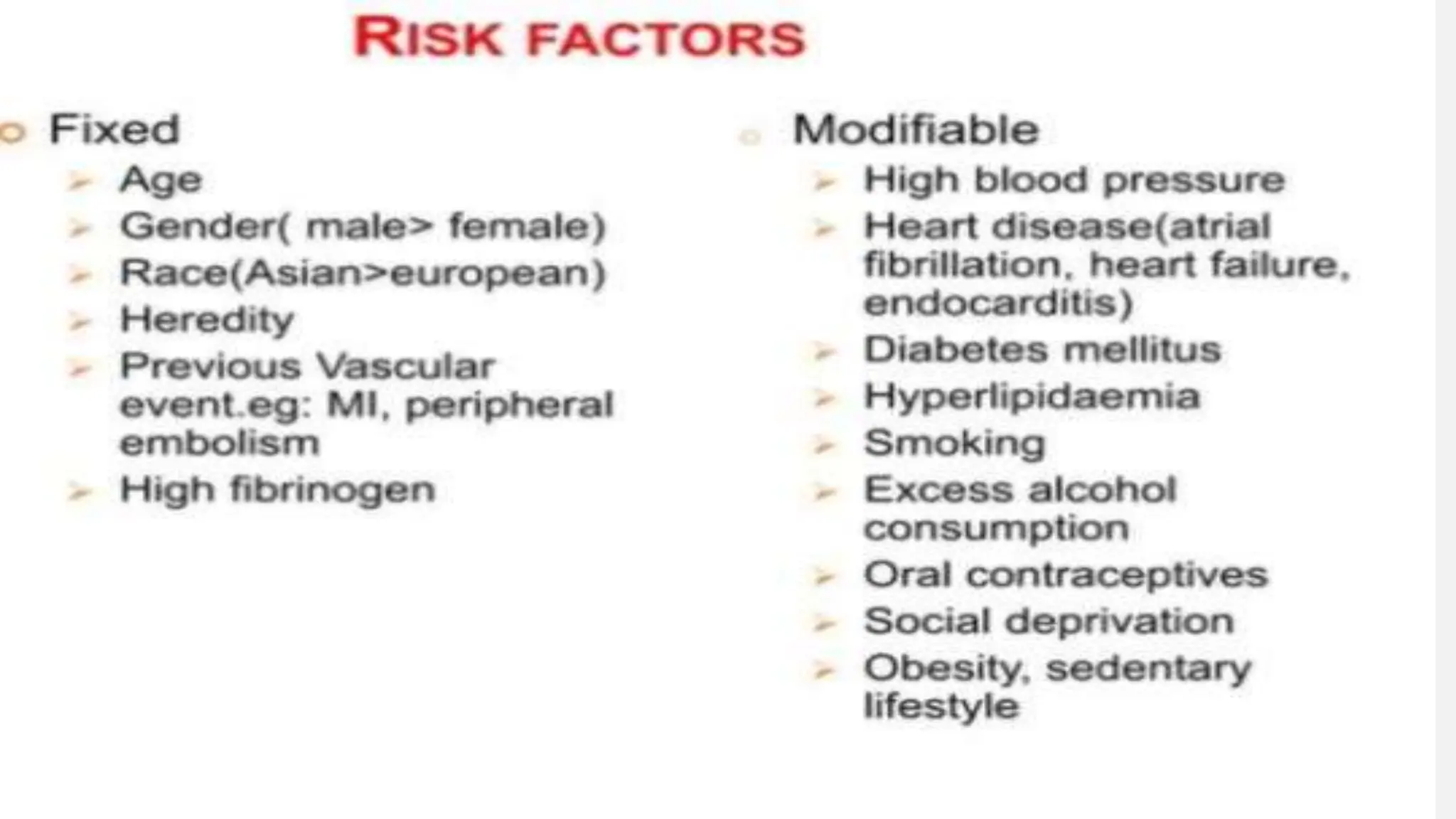 stroke presentation that covers every aspect of Focal neurological ...