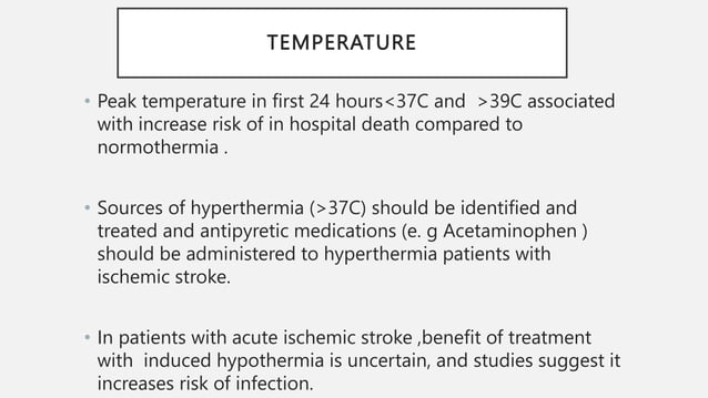 stroke presentation that covers every aspect of Focal neurological ...