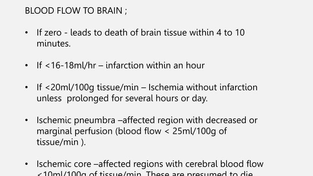 stroke presentation that covers every aspect of Focal neurological ...
