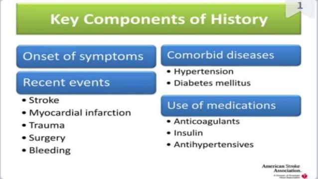 stroke presentation that covers every aspect of Focal neurological ...
