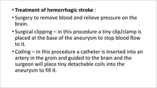 stroke pdf for bsc paramedical students to gain knowledge | PDF