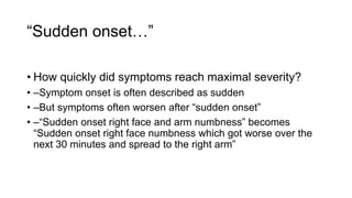 approach to Stroke dr emmanuel j narayan | PPT