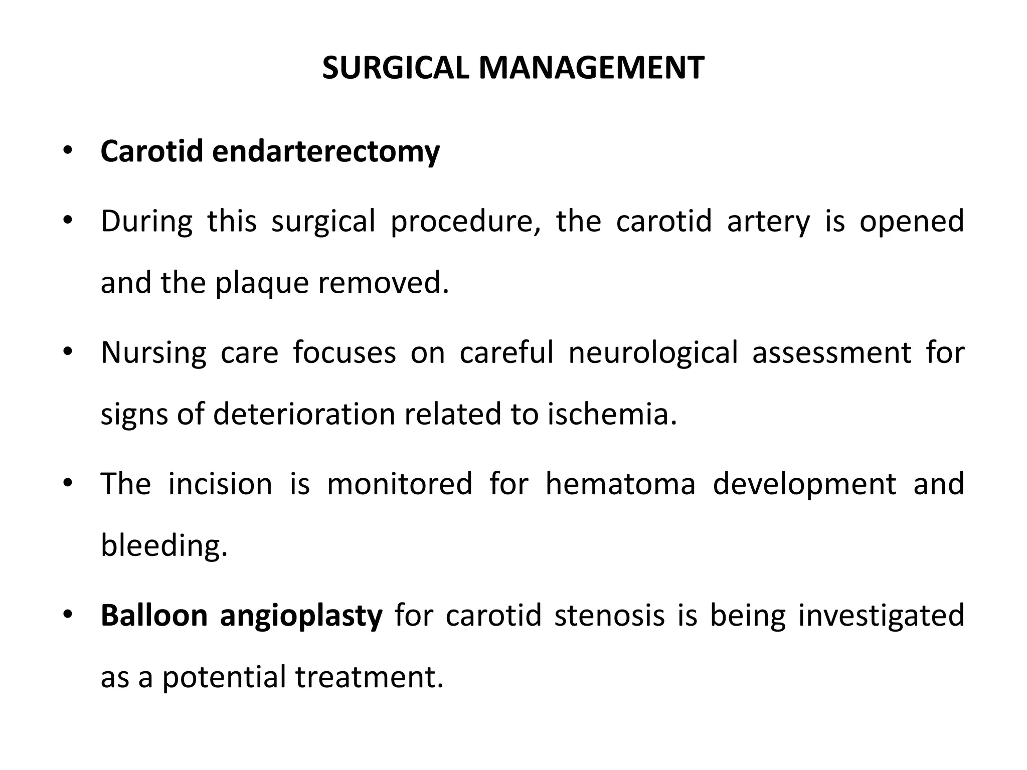 Management of Cerebro vascular accident (CVA) | PPT