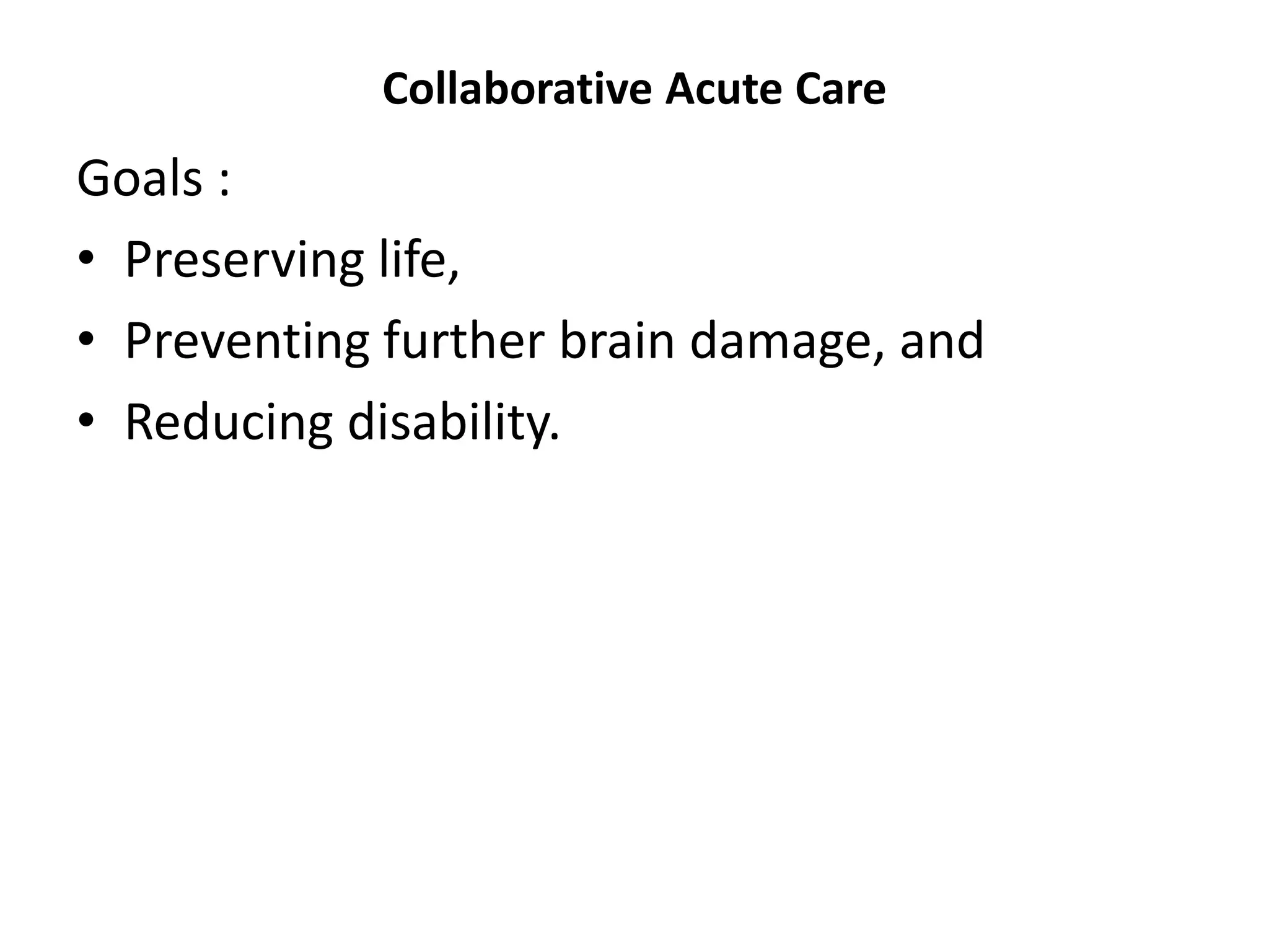 Management of Cerebro vascular accident (CVA) | PPT