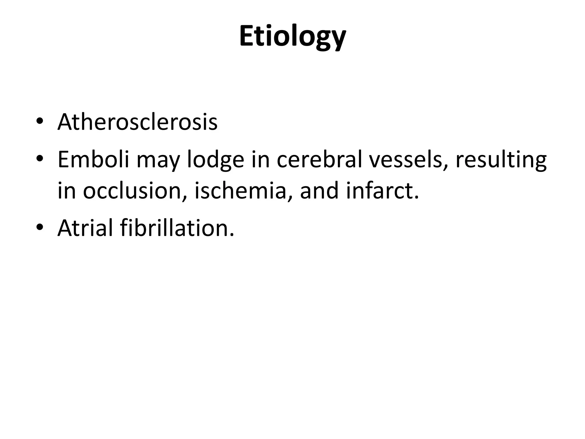 Management of Cerebro vascular accident (CVA) | PPT