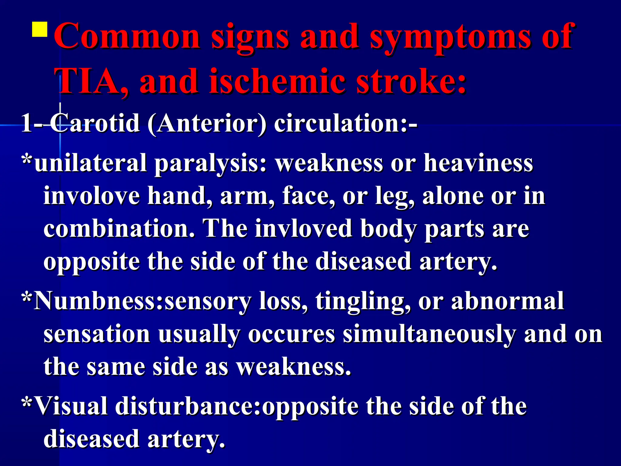 Ischemic and vascular Stroke CVA Brain attack.ppt