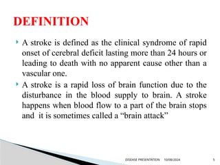 stroke.pptx in cmedical surgical nursing | PPTX