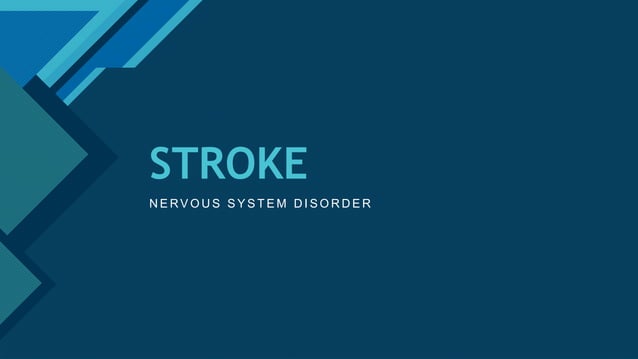 "Understanding Stroke: Causes, Symptoms, and Prevention" | PPT