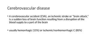 Cerebrovascular Disease Neurology Pptx