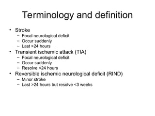 Stroke.ppt current practice and management | PPT