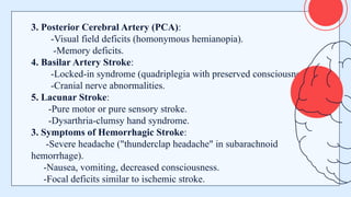 Stroke and its type - ischemic and haemorrhagic stroke by Dr Mahima ...
