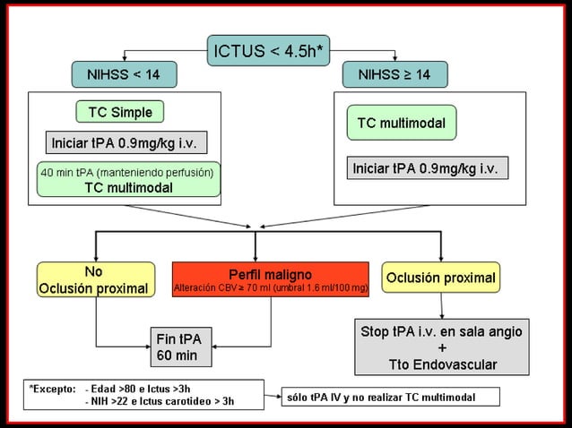 Manejo Del Ictus Isquémico Agudo Terapia Endovascular Ppt